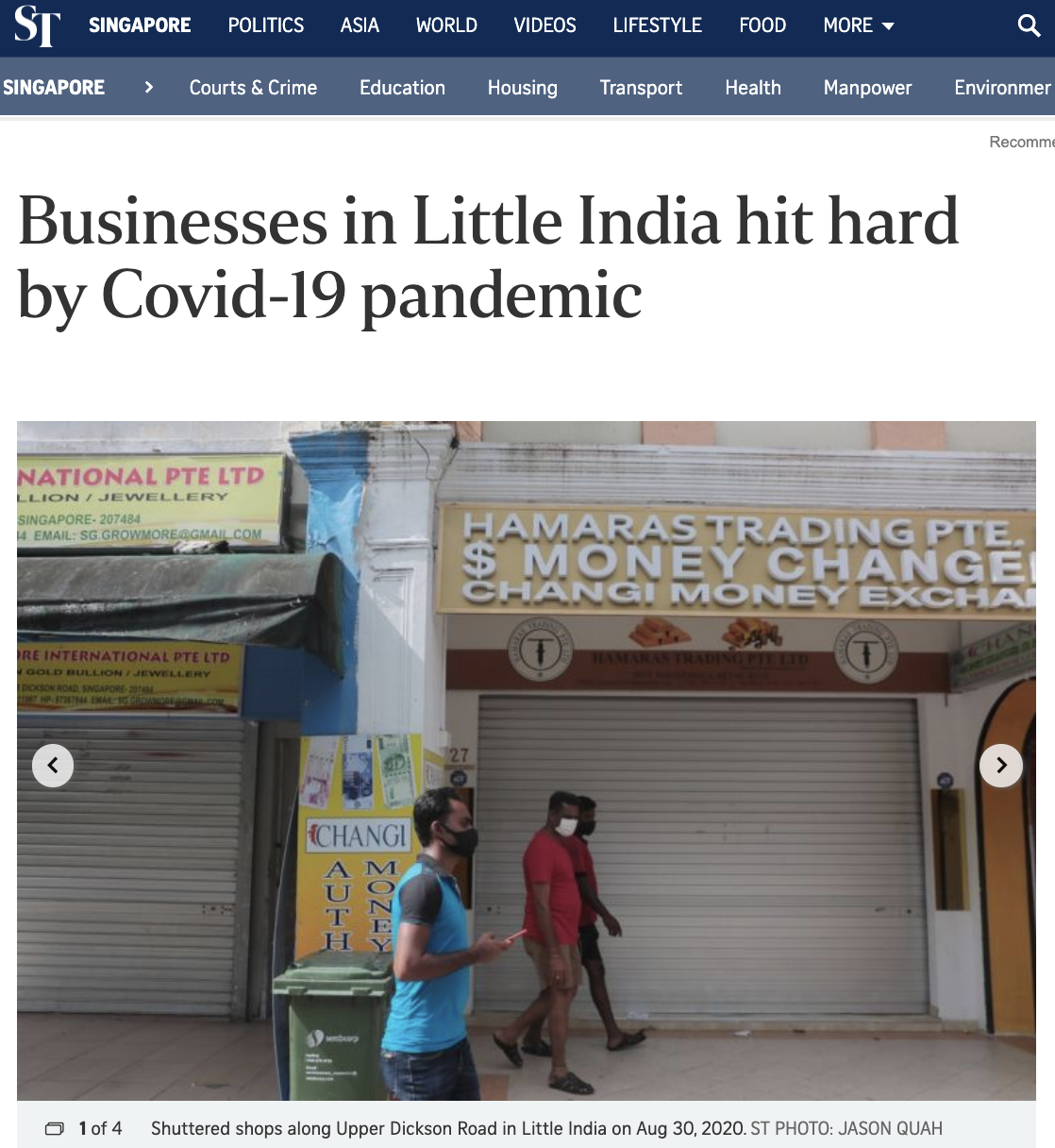 The Straits Times - Singapore Indian Chamber of Commerce & Industry
